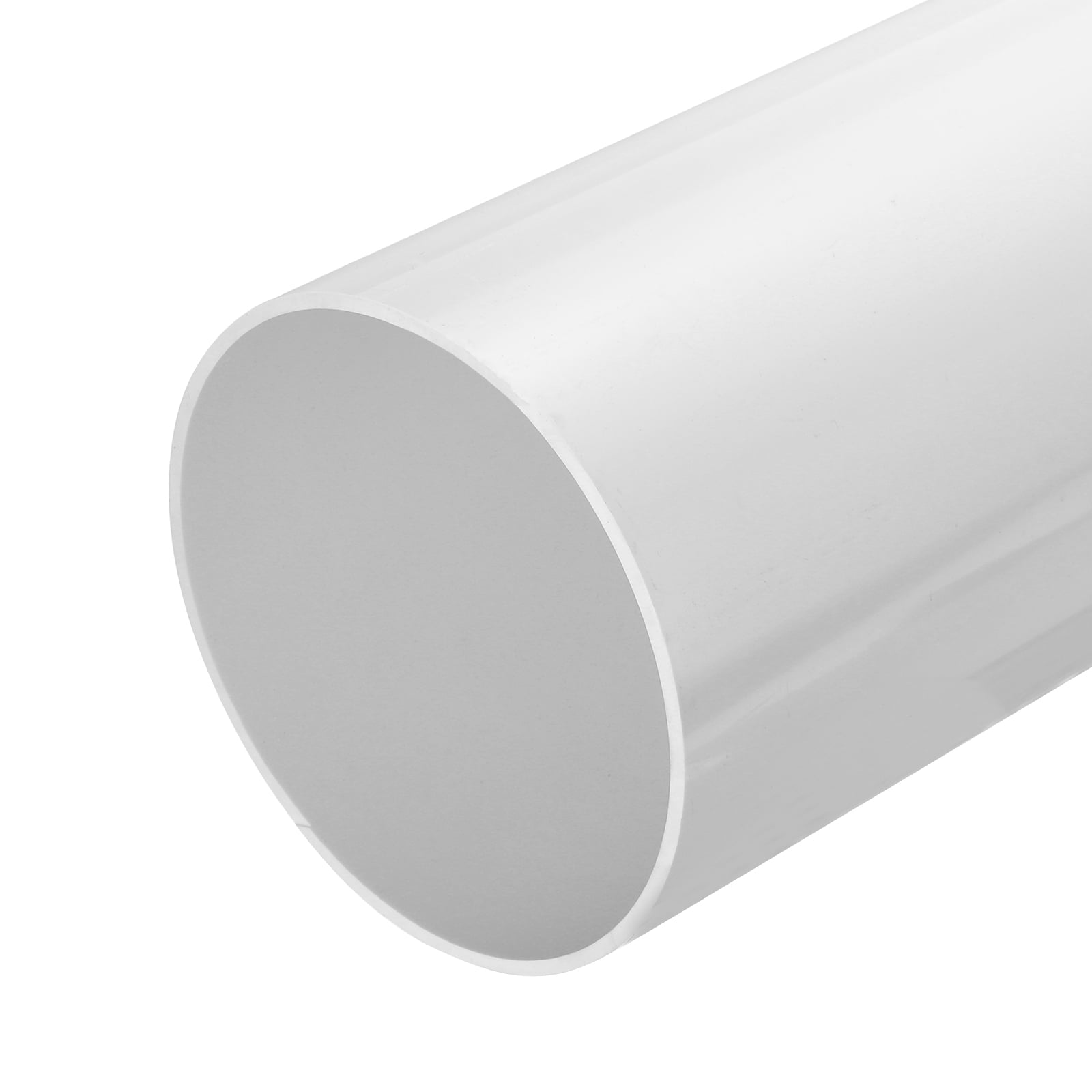 Uxcell 152mm ID 160mm OD 500mm White PVC Pipe Rigid Water Pipe Drain ...