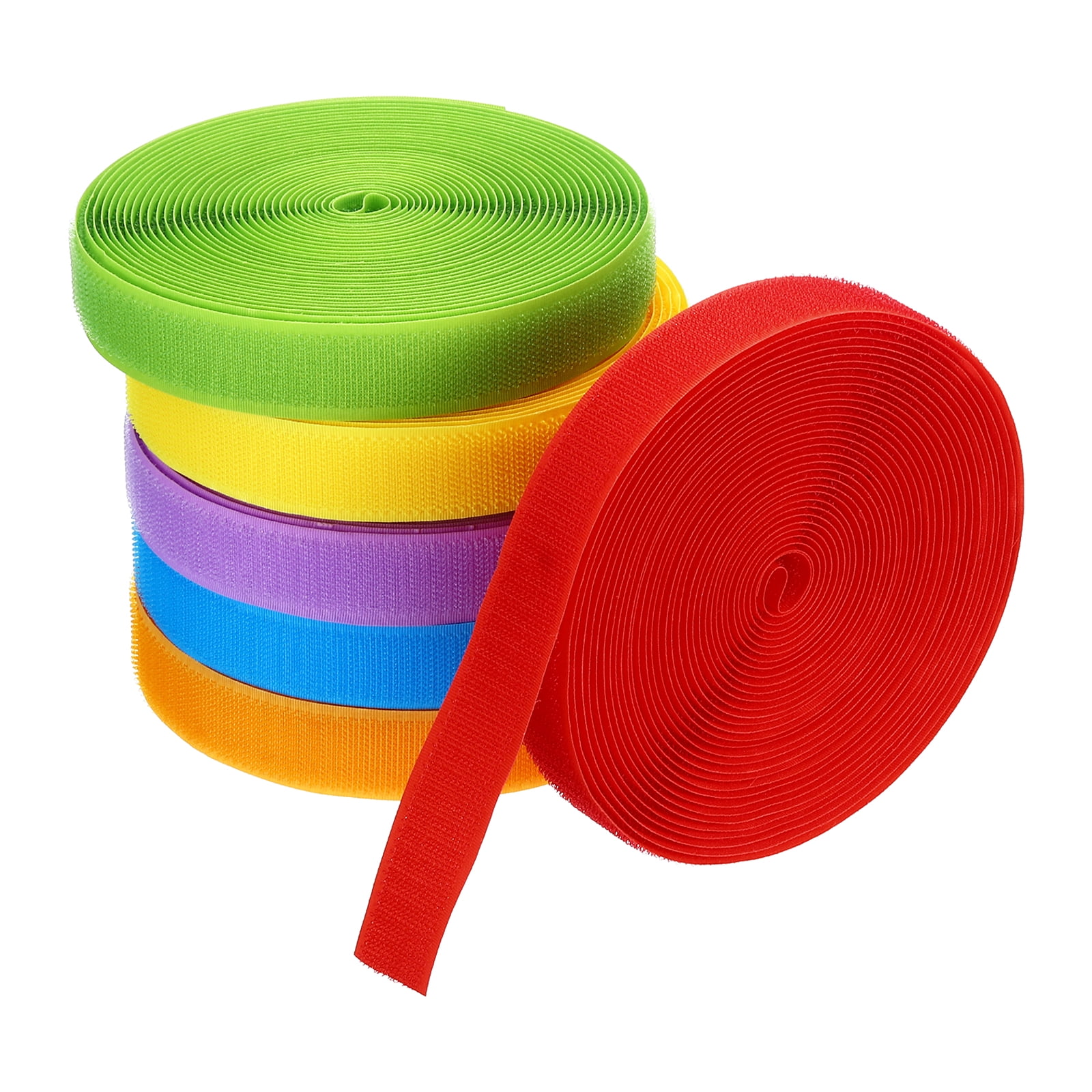 Uxcell 157Feet Strips, 6 Rolls, Red/Orange/Yellow/Green/Blue/Purple ...