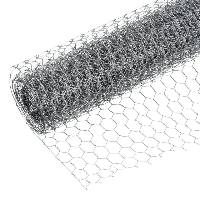 Uxcell 158" x 14" Chicken Wire Net Floral Wire Netting Hexagonal Mesh ...