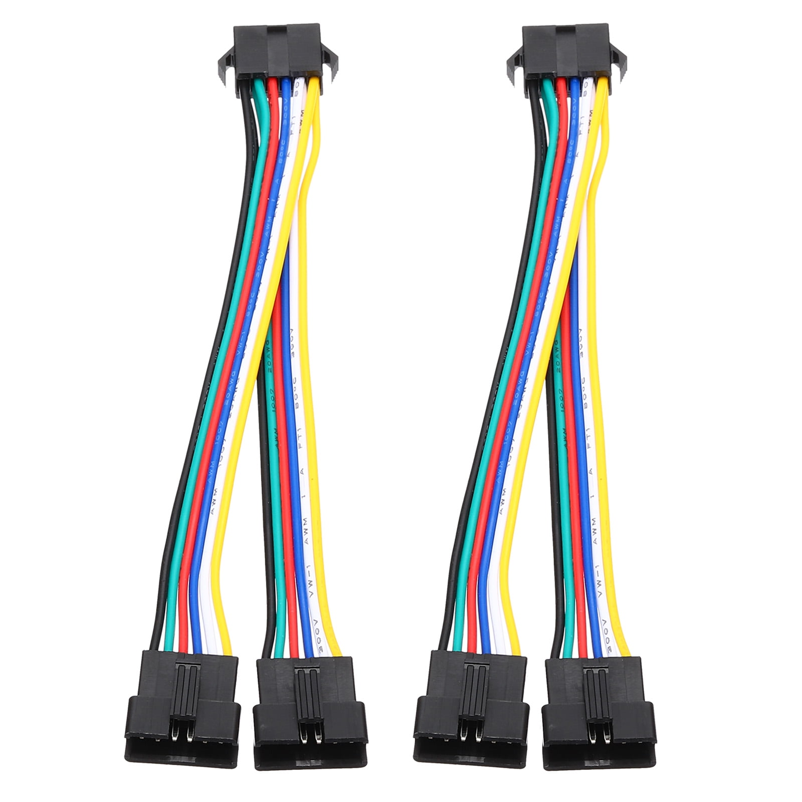Uxcell 15CM 1 to 2 ARGB Splitter Cable, 2 Pcs PWM Fans RGB Extension ...