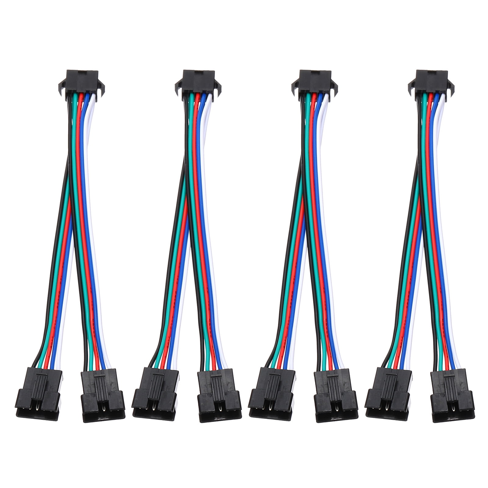 Uxcell 15CM 1 to 2 ARGB Splitter Cable, 4 Pcs PWM Fans RGB Extension ...