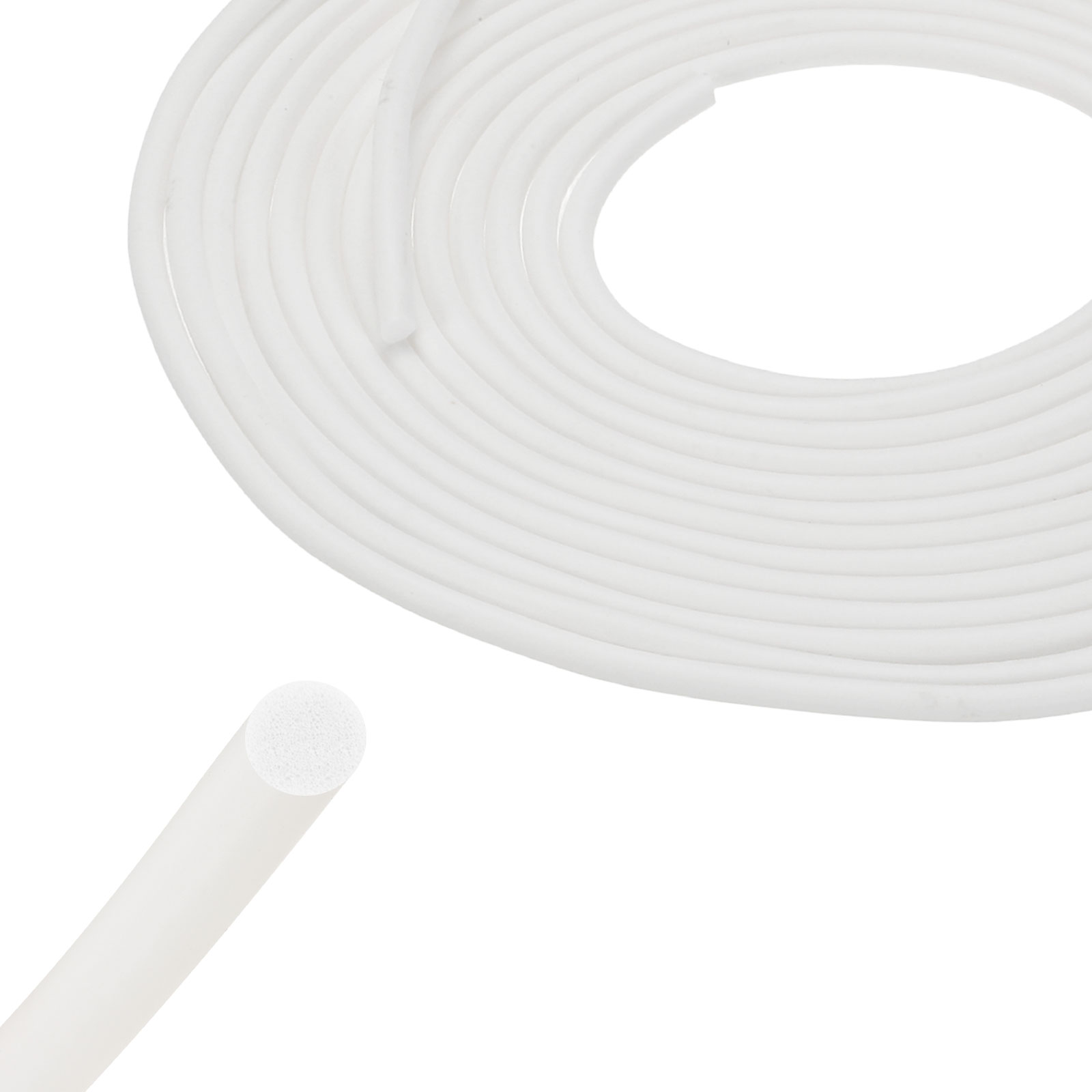 Uxcell 15Ft Backer Rod, 0.08 Inch Thick Silicone Rubber Foam Caulk ...