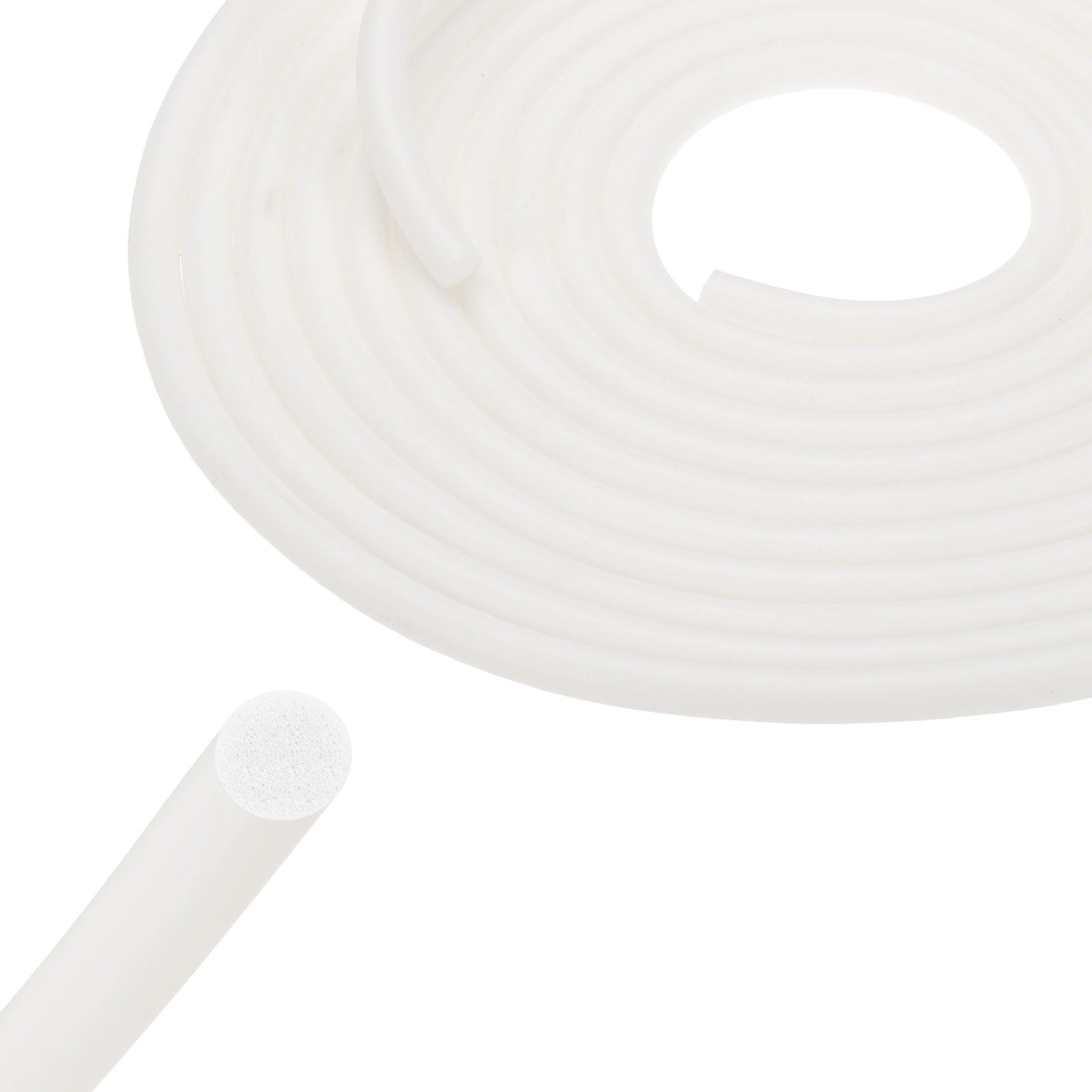 Uxcell 15Ft Backer Rod, 0.24 Inch Thick Silicone Rubber Foam Caulk ...
