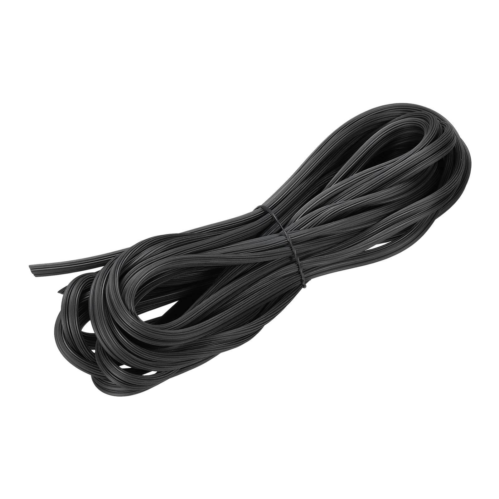 Uxcell 15M/49.21Ft Rubber Window Screen Spline Sealing Strip, 5.5mm OD ...