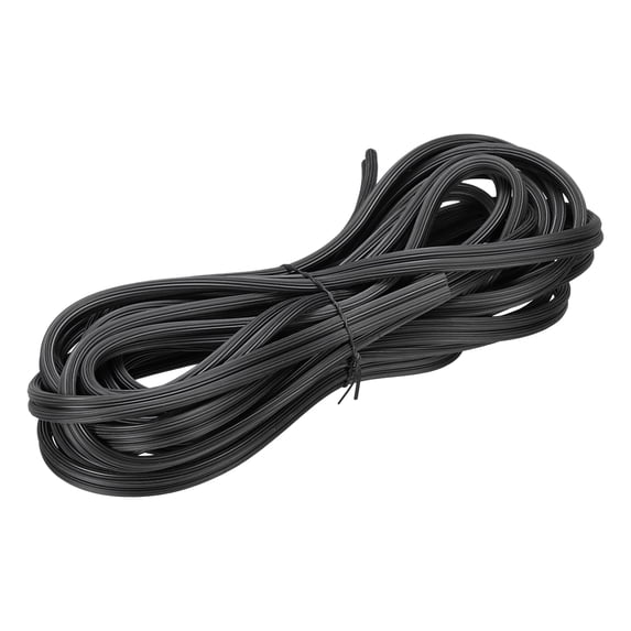 Uxcell 15M/49.21Ft Rubber Window Screen Spline Sealing Strip, 6mm OD ...