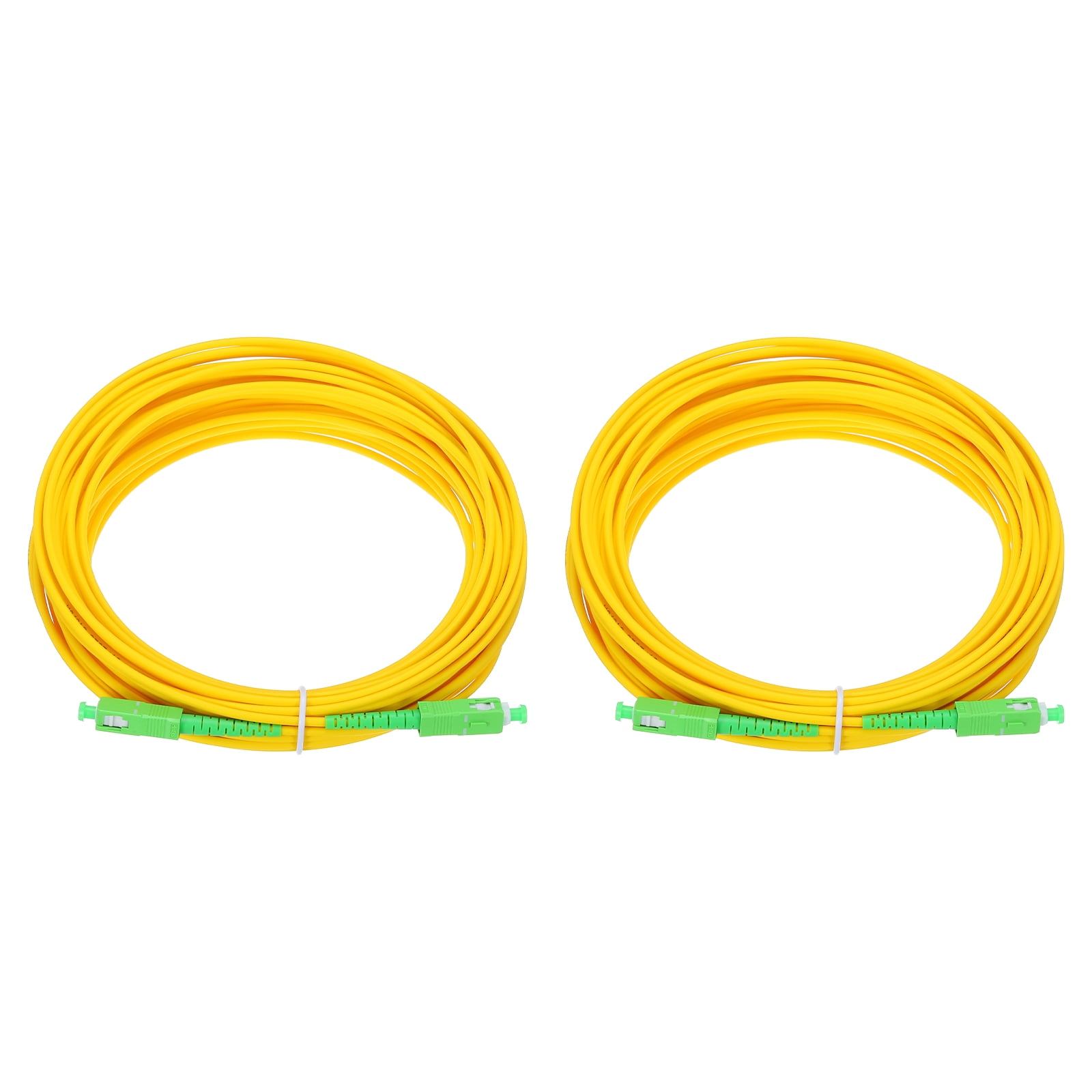 Uxcell 15M/49.2Ft Single-mode Simplex Fiber Optic Patch Cable SC/APC-SC ...