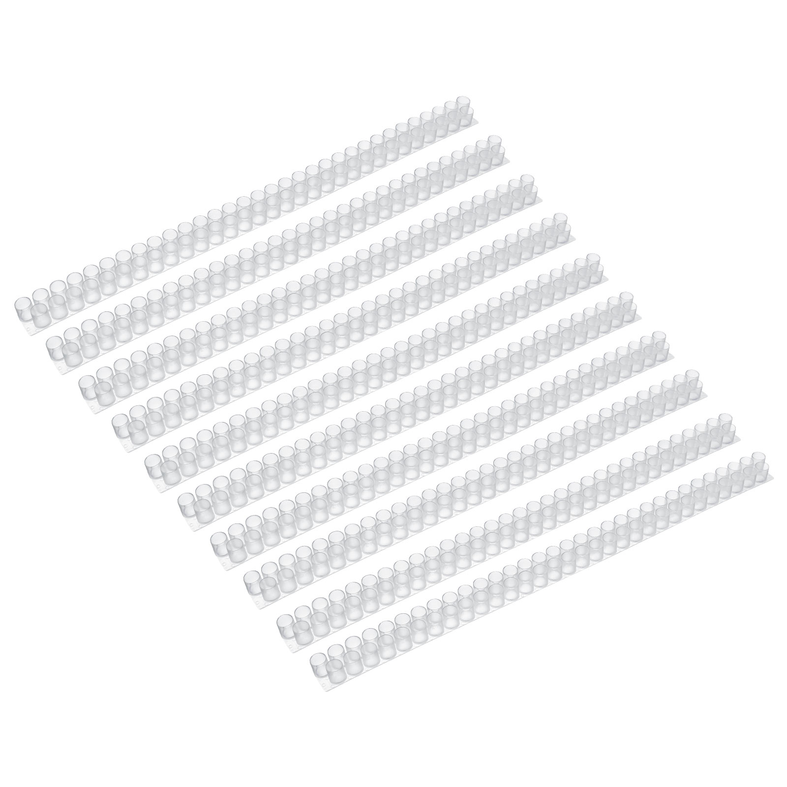 Uxcell 15Pack Double-Row Bee Cell Cups Bar Strip for Queen Bee Rearing ...