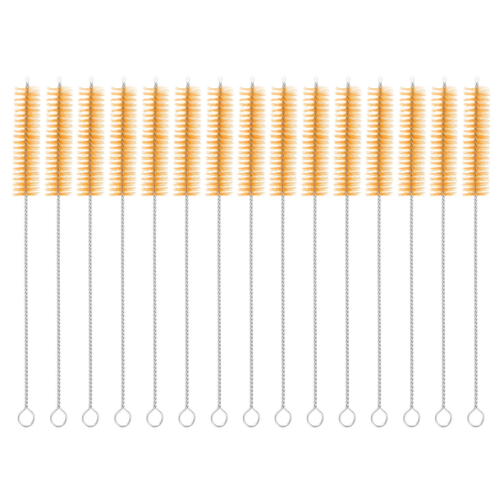 Uxcell 15Pack Drinking Straw Cleaning Brushes, 8" x 5/8" Nylon Bristles ...