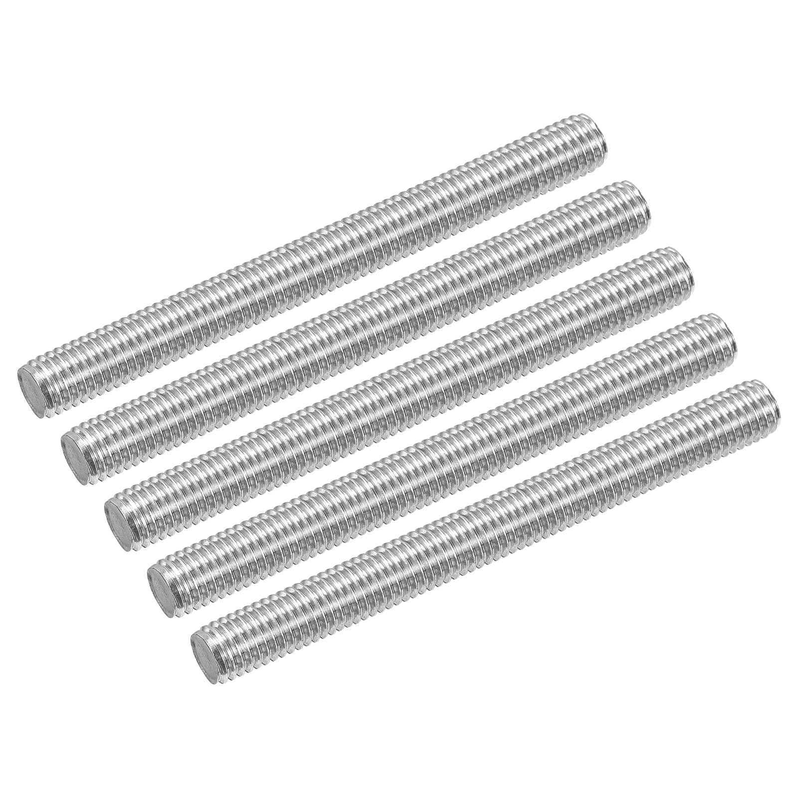 Uxcell 15Pack M10 x 100mm Fully Threaded Rod Right Hand Threads,1.5 ...