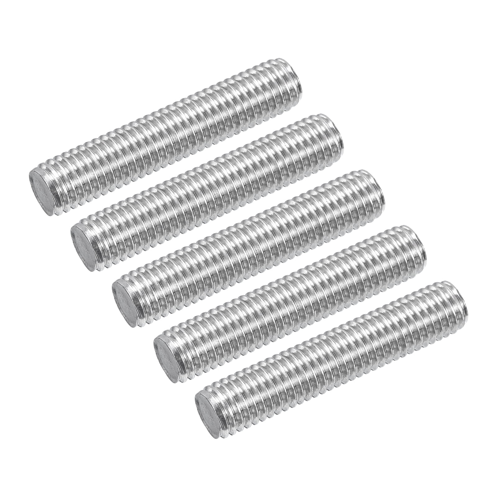 Uxcell 15Pack M10 x 50mm Fully Threaded Rod Right Hand Threads,1.5 ...