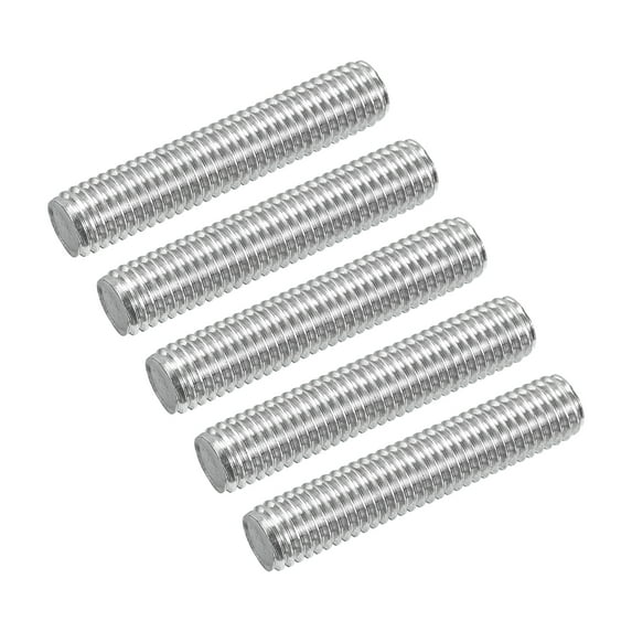 Uxcell 15Pack M6 x 30mm Fully Threaded Rod Right Hand Threads, 1 Thread ...