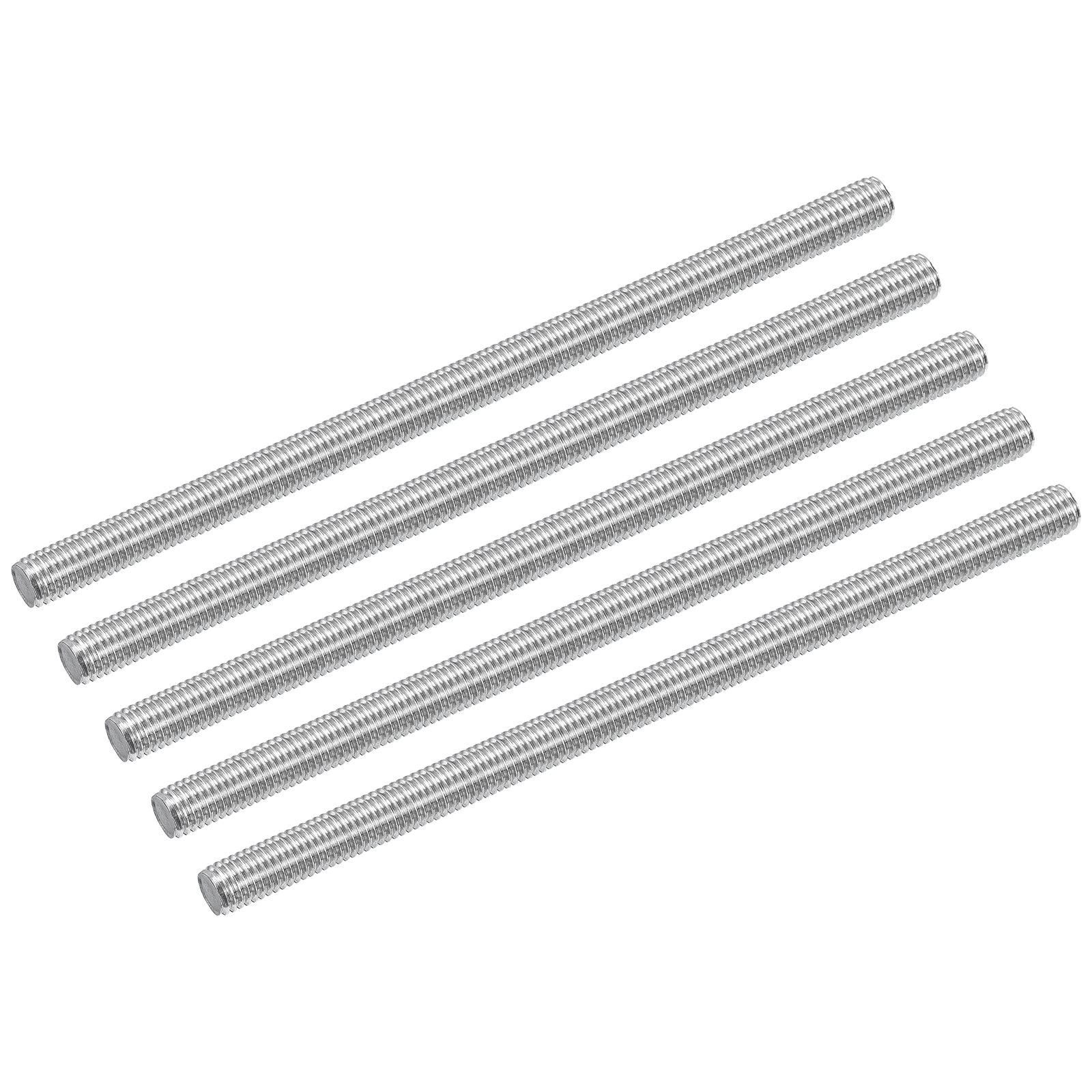 Uxcell 15Pack M8 x 150mm Fully Threaded Rod Right Hand Threads, 1.25 ...