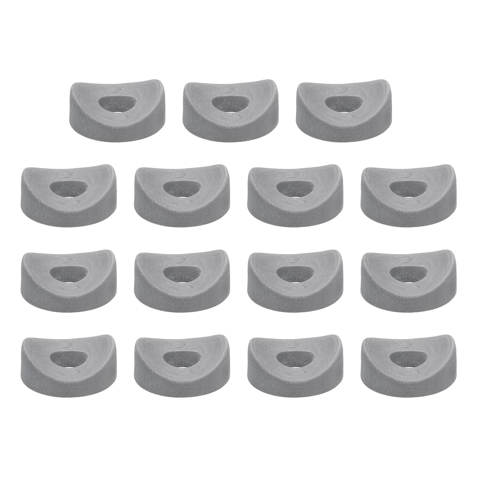 Uxcell 15Pack Plastic Round Washers, 8mm x 25mm x 5mm Grey PE Concave ...