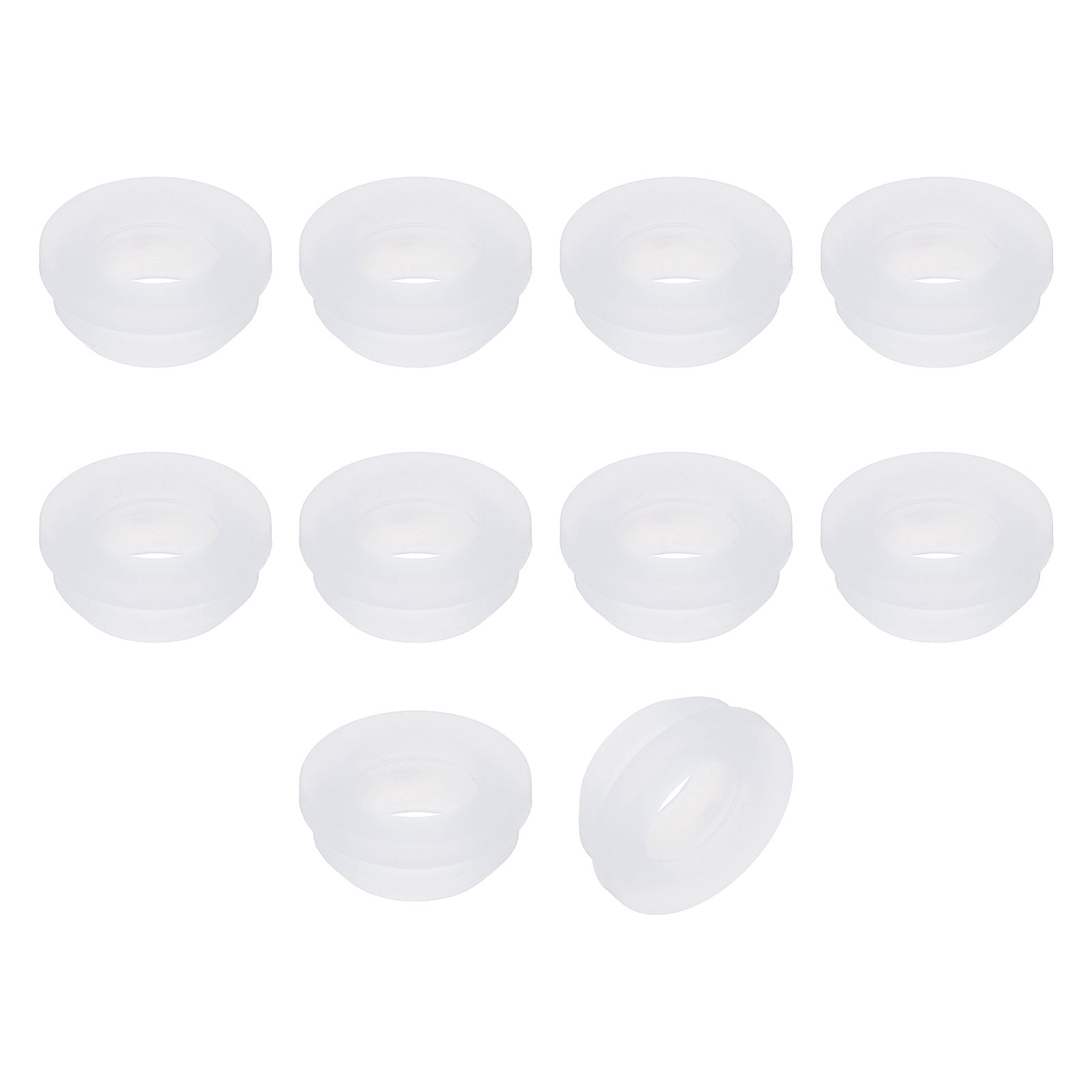 Uxcell 15Pack Rubber Grommets 13mm Drill Hole, 10mm ID Hole Top Hat ...