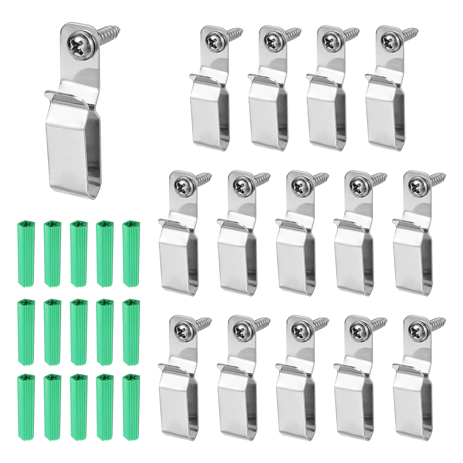Uxcell 15Pack String Light Hanger Hooks LED Strip Light Holder for ...