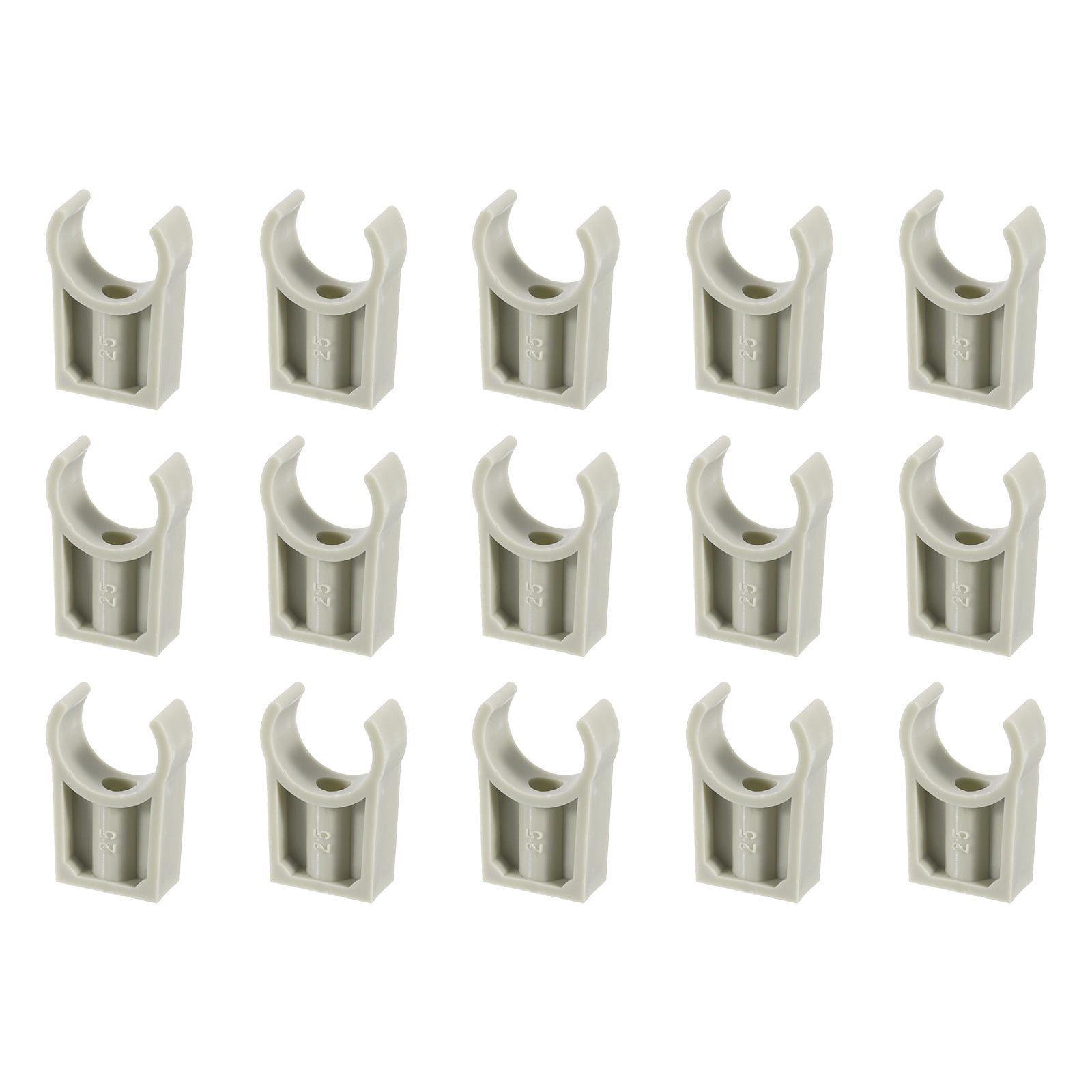 Uxcell 15Pack U-Shaped Water Pipe Clamps, PPR U Shaped Pipe Clips Fit ...