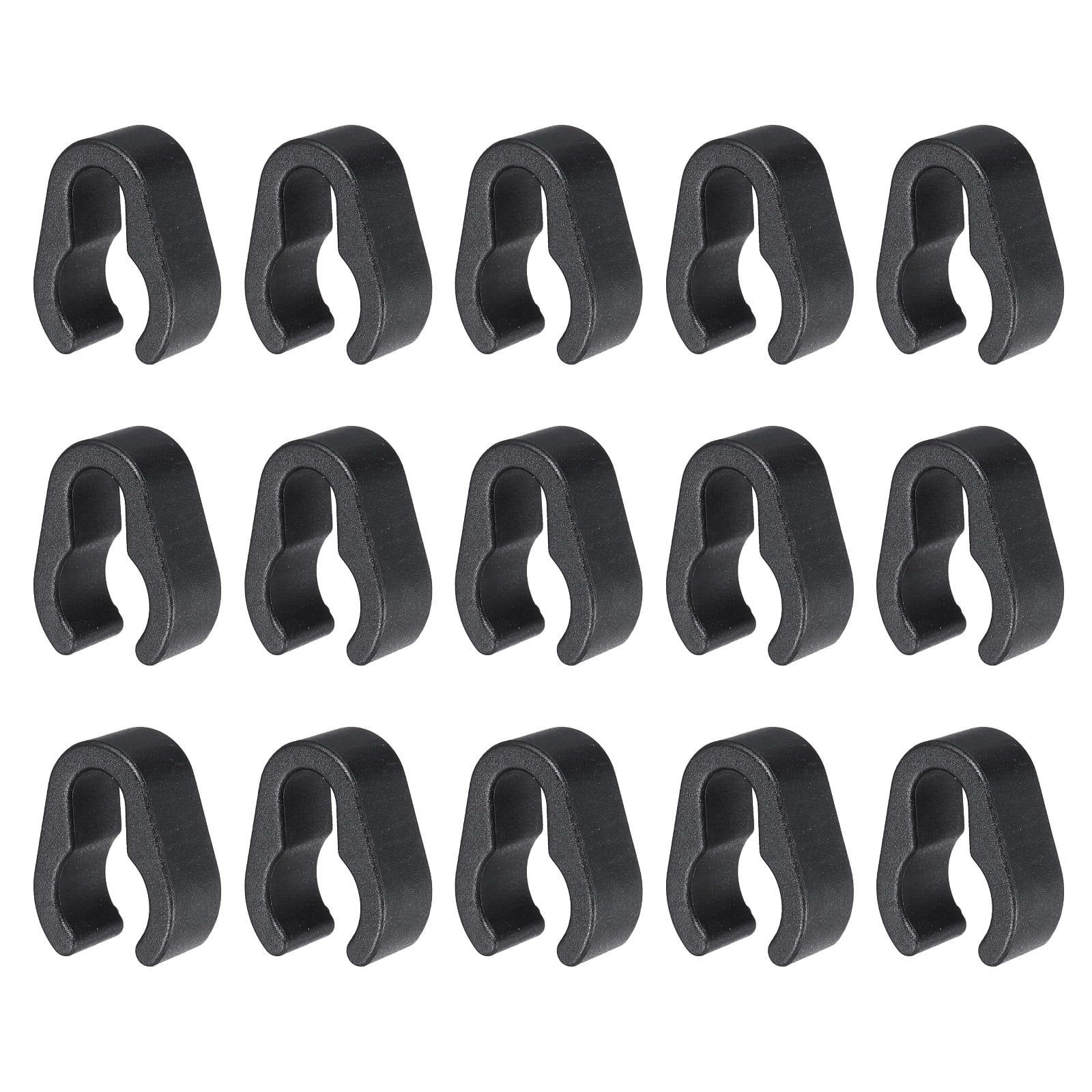 Uxcell 15Pcs 14mm Microphone Cable Clips Universal Microphone Stand ...