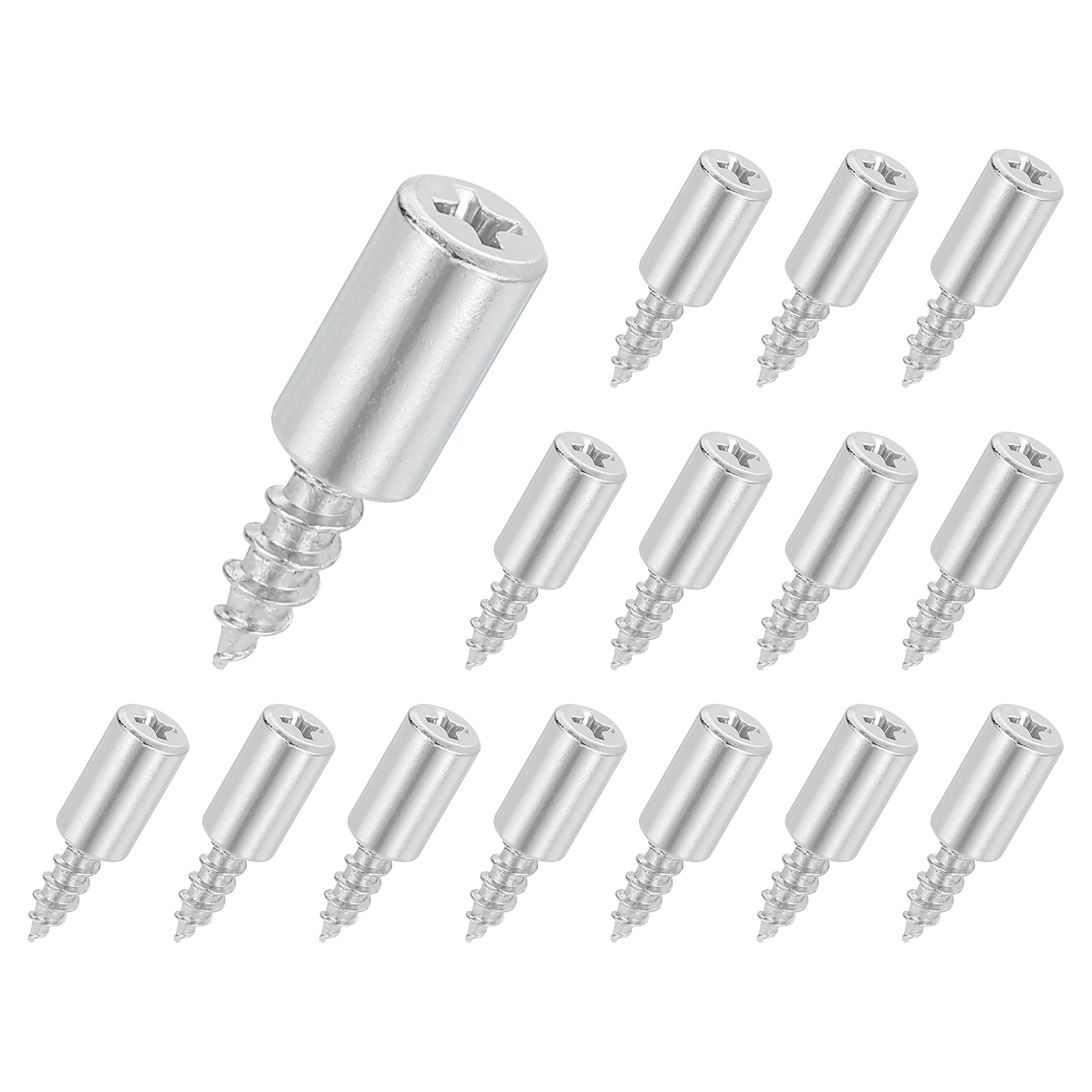 Uxcell 15Pcs Shelf Support Pegs, 7mm Shelf Pins with Anti-Slip Silicone ...