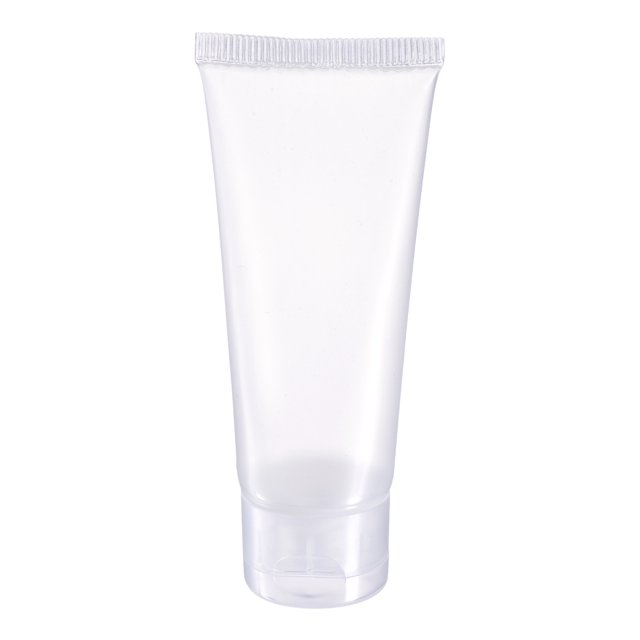 Uxcell 15ml Squeeze Tube Empty Cosmetic Tubes Plastic with Flip Lid ...