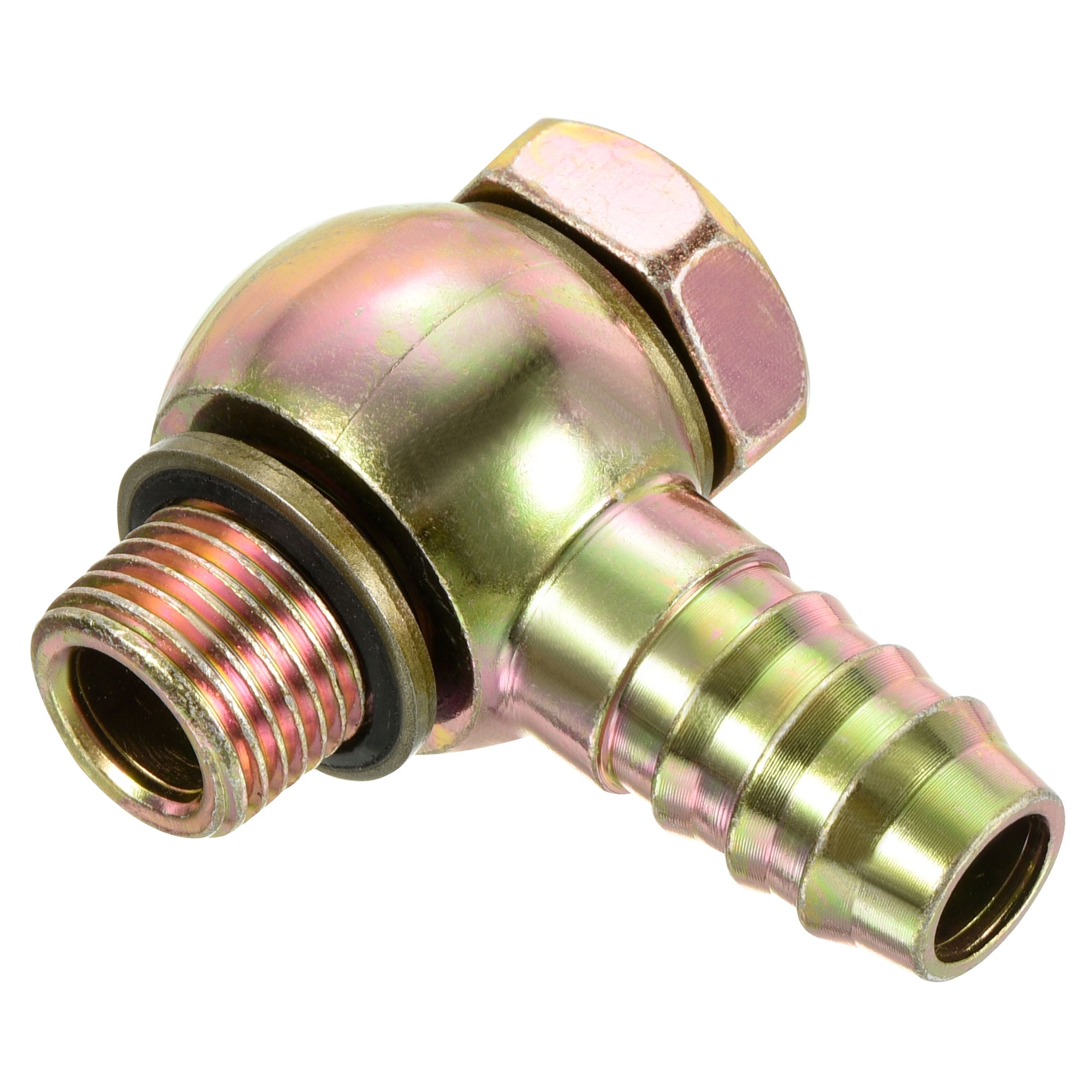 Uxcell 15mm Barb M16x1.5 Male Thread Hose Pipe Fitting Elbow Carbon ...