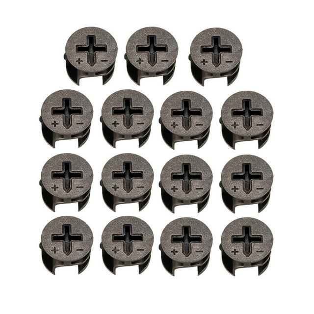 Uxcell 15mm Dia Furniture Cam Lock Fittings Metal Zinc Plated 15 Pack ...