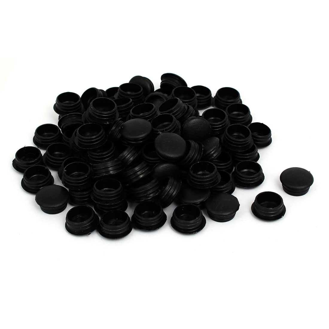 Uxcell 15mm Dia Plastic Thread Design Screw Cap Covers Hole Plugs Lids ...