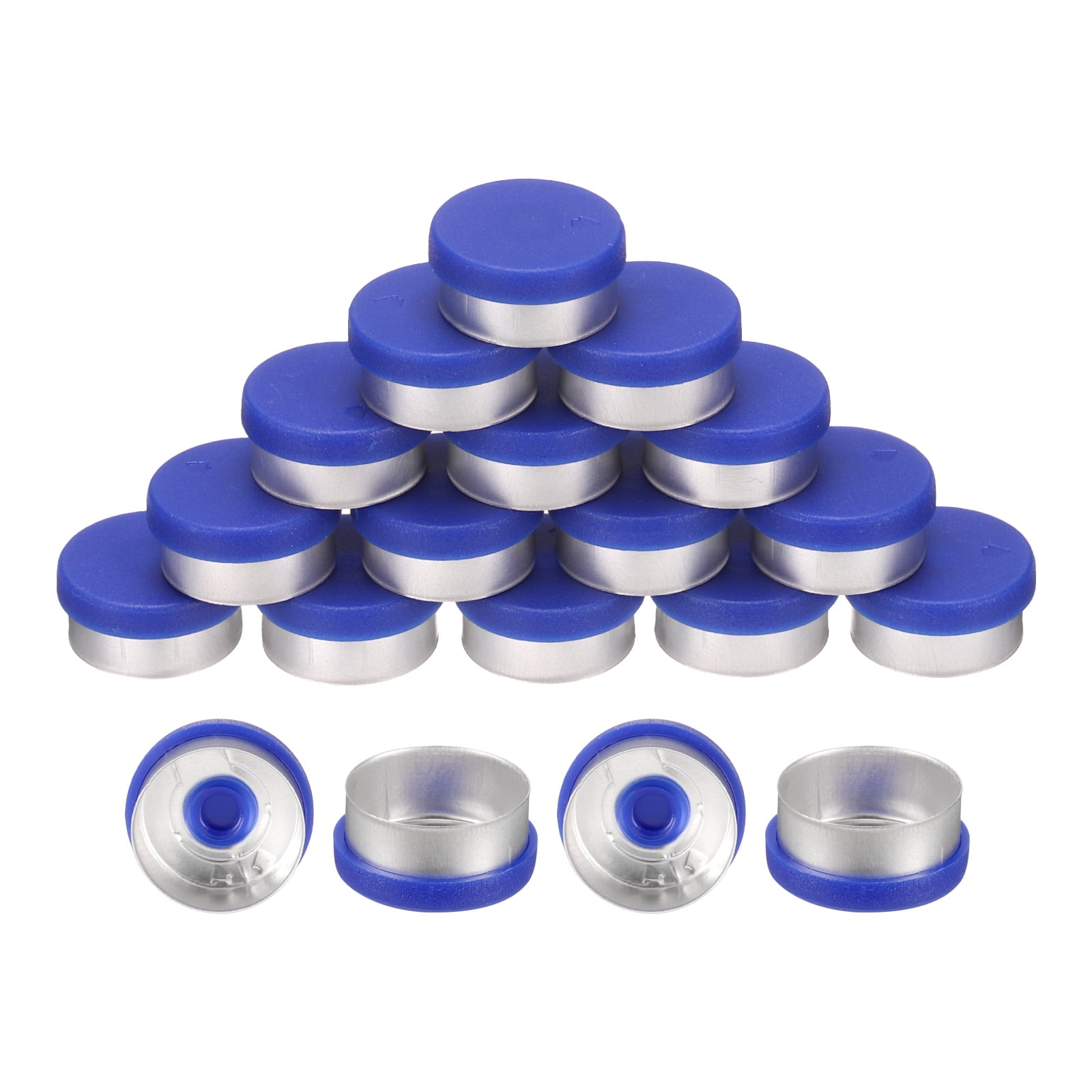 Uxcell 15mm Flip Off Caps 100PCS Seals Burr-Free Flip Off Top Caps for ...