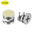 Uxcell 15mm x 12mm Furniture Cam Lock Fittings Zinc Alloy with Light ...