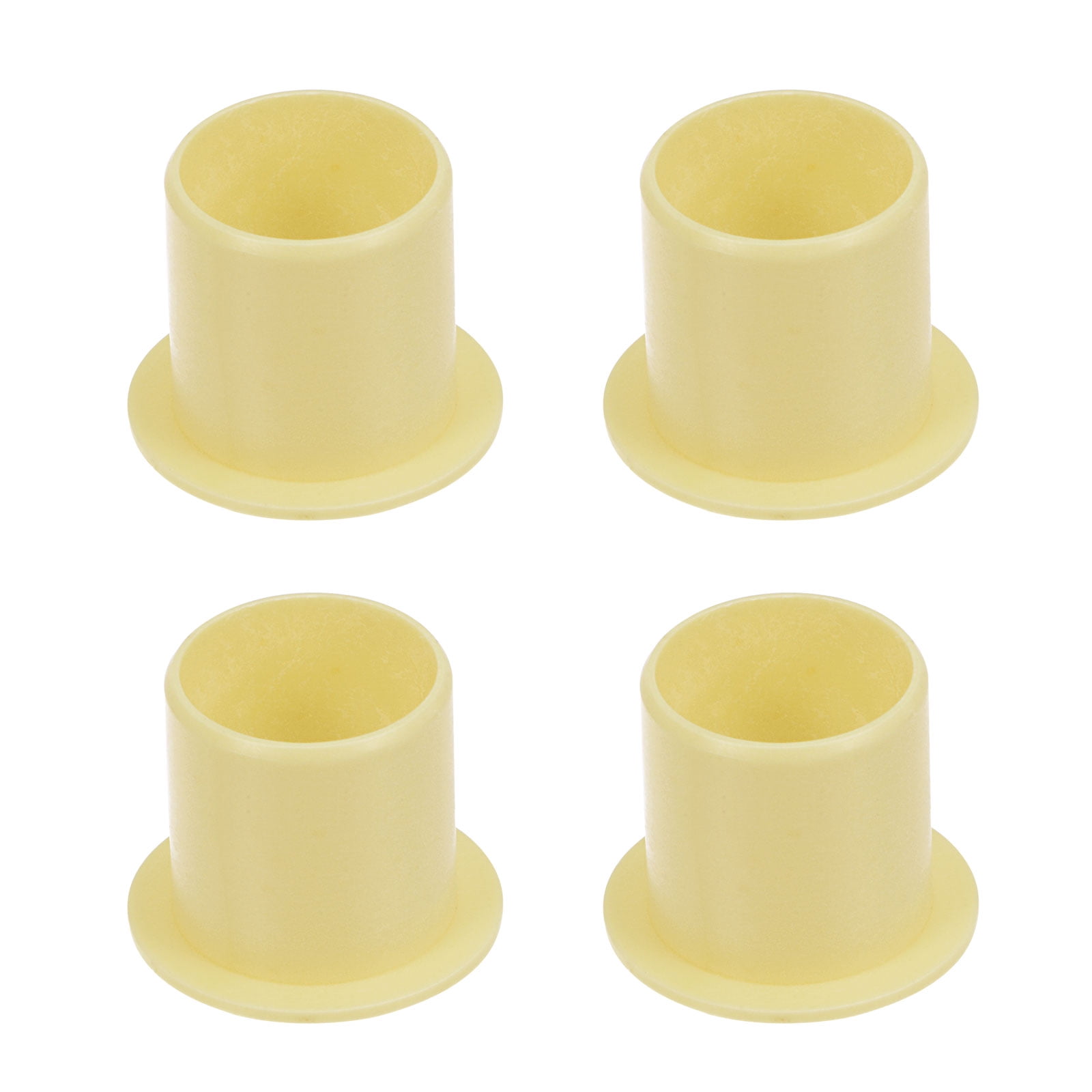 Uxcell 15mmx17mmx20mm Flanged Sleeve Bearings POM Wrapped Oilless ...
