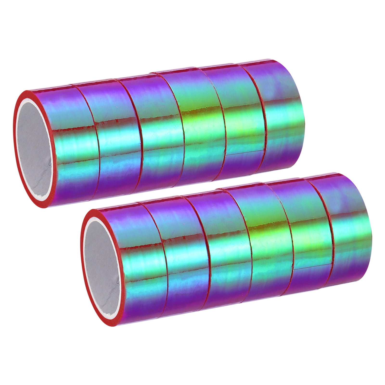Uxcell 15mmx5m Holographic Tape Adhesive Metallic Foil Masking Sticker ...