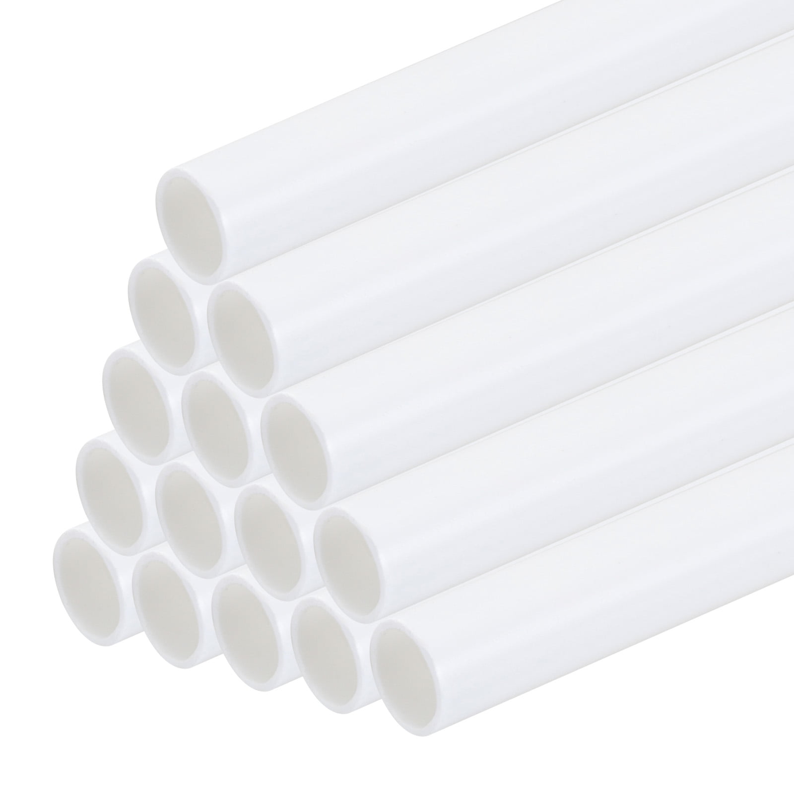 Uxcell 15pcs 10" Plastic Model Tube ABS Round Tube 0.24"OD White Easy ...