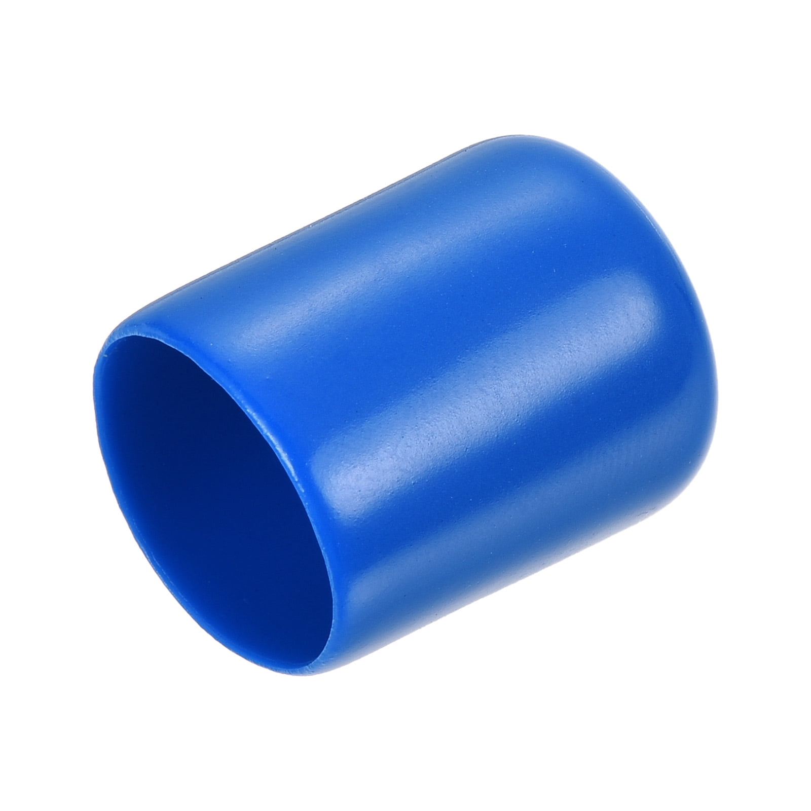Uxcell 15pcs 15mm Round Blue Vinyl End Cap Screw Thread Protectors ...
