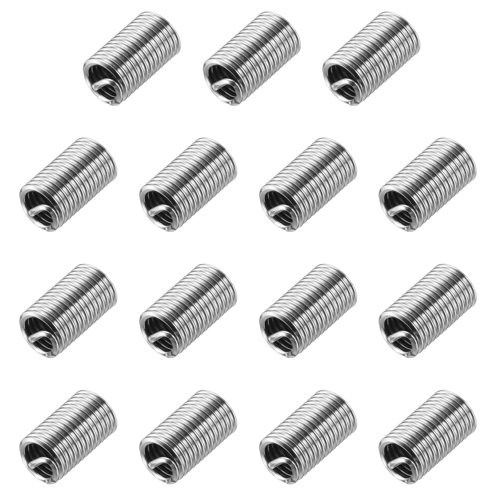 Uxcell 15pcs 5/16-18 UNC 3D Wire Thread Inserts 304 Stainless Steel ...