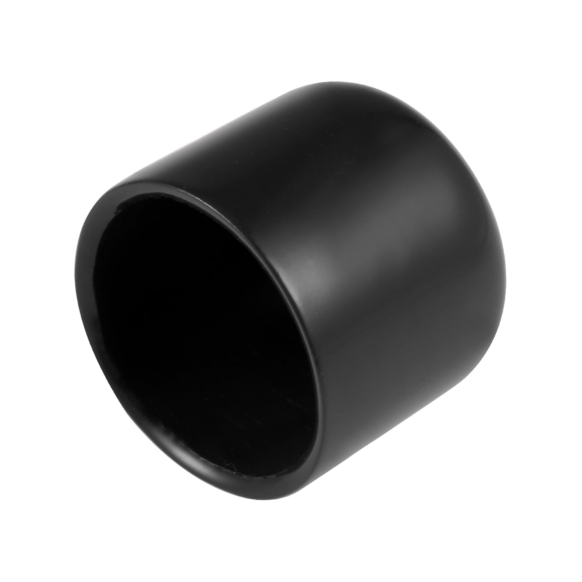 Uxcell 15pcs 7/8"(22mm) Round Black Vinyl End Cap Screw Thread ...