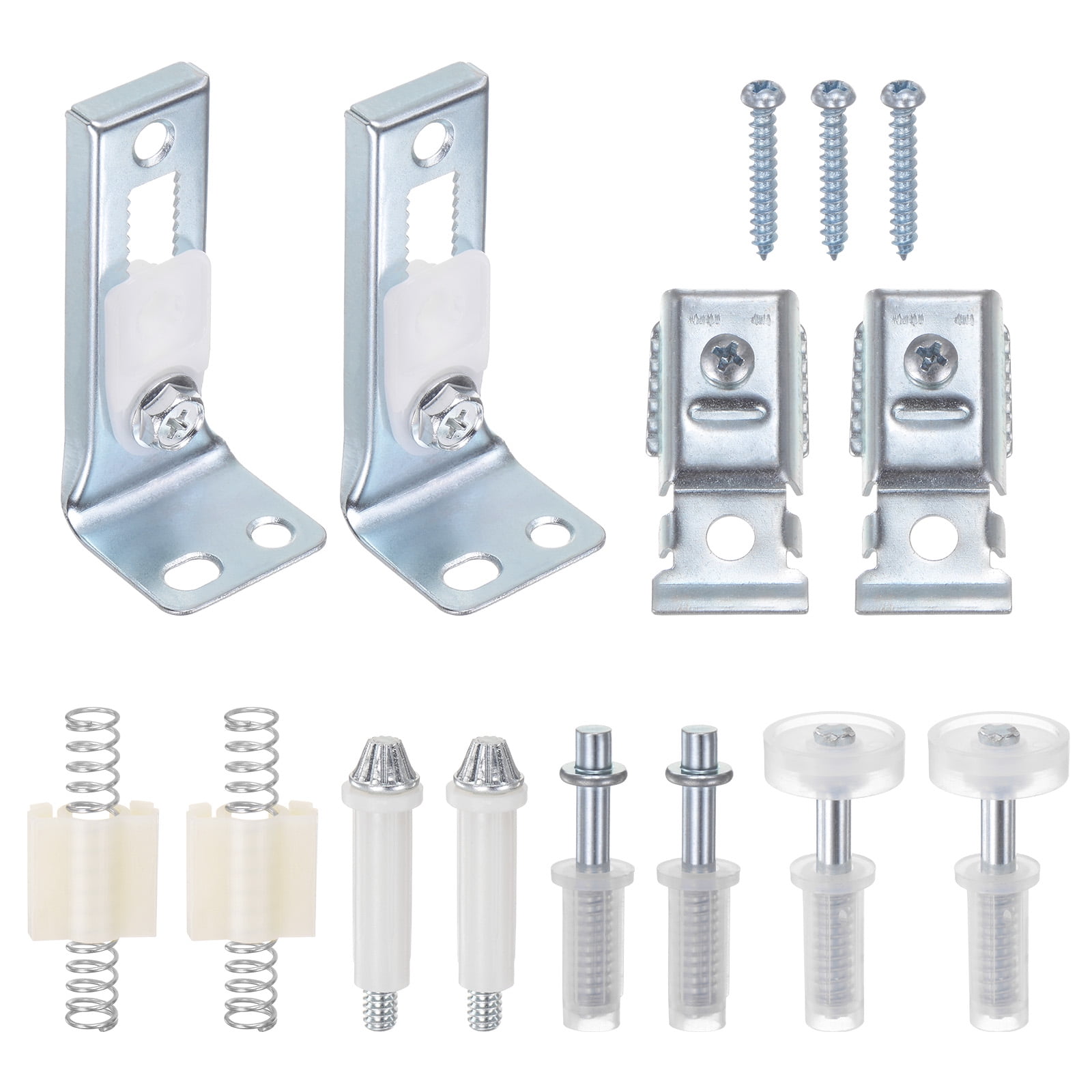 Uxcell 15pcs Bifold Door Hardware Kit Include Top & Bottom Pivot ...