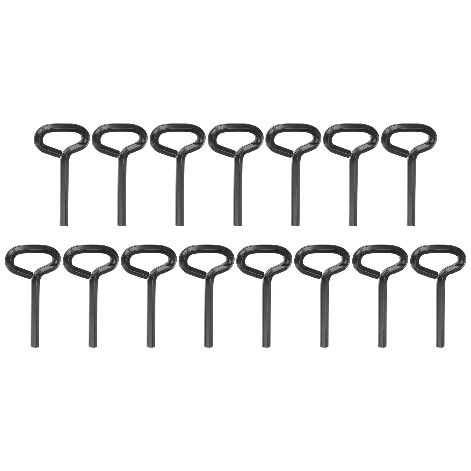 Uxcell 15pcs Dogging Hex Key Wrench 7/32" SAE Metal Dog Door Keys ...