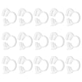 Uxcell 15pcs Double Snap Grip 16.3-18.1mm Heavy Duty Plastic Hose ...