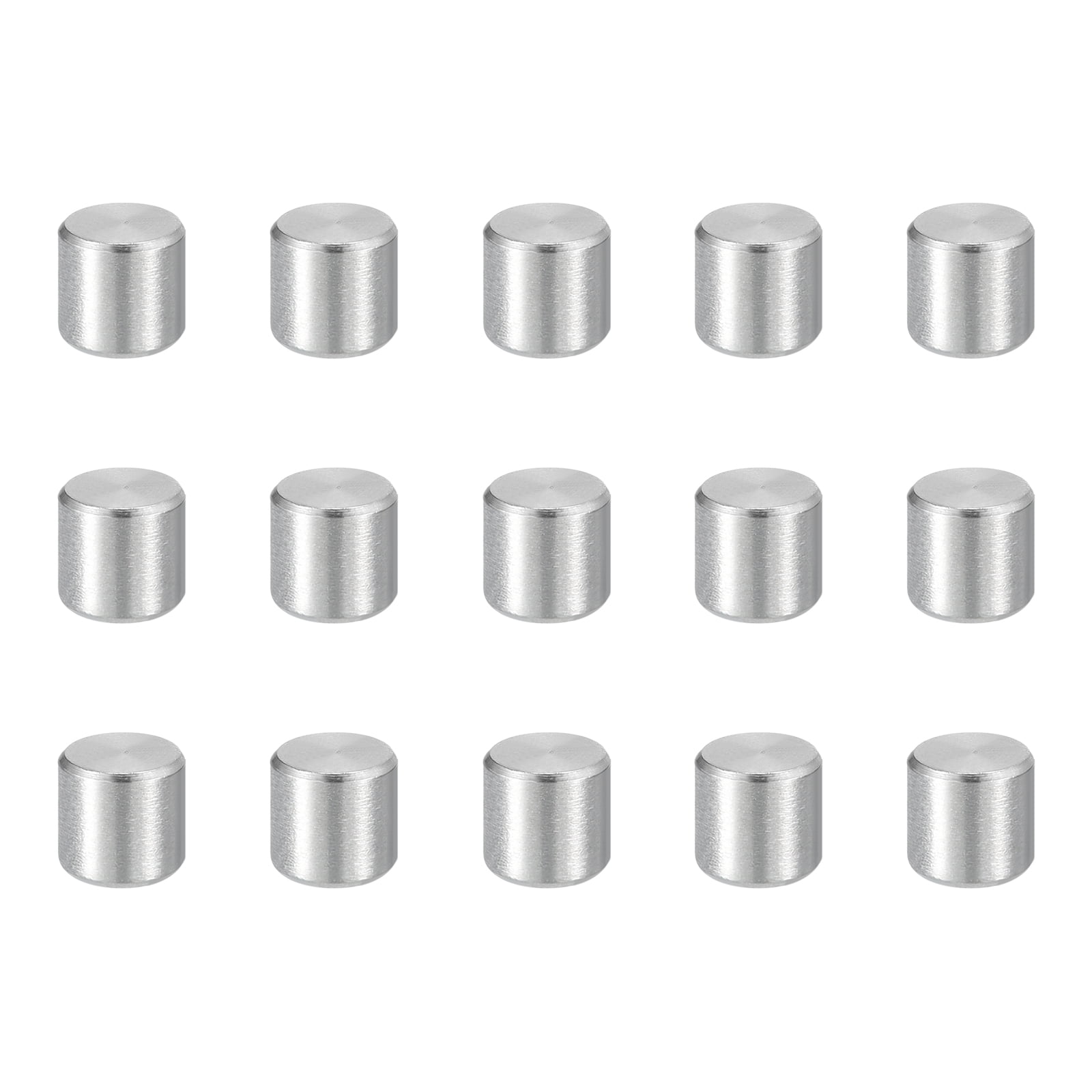 Uxcell 15pcs Dowel Pins M5(5mm) x 6mm 304 Stainless Steel Cylindrical ...