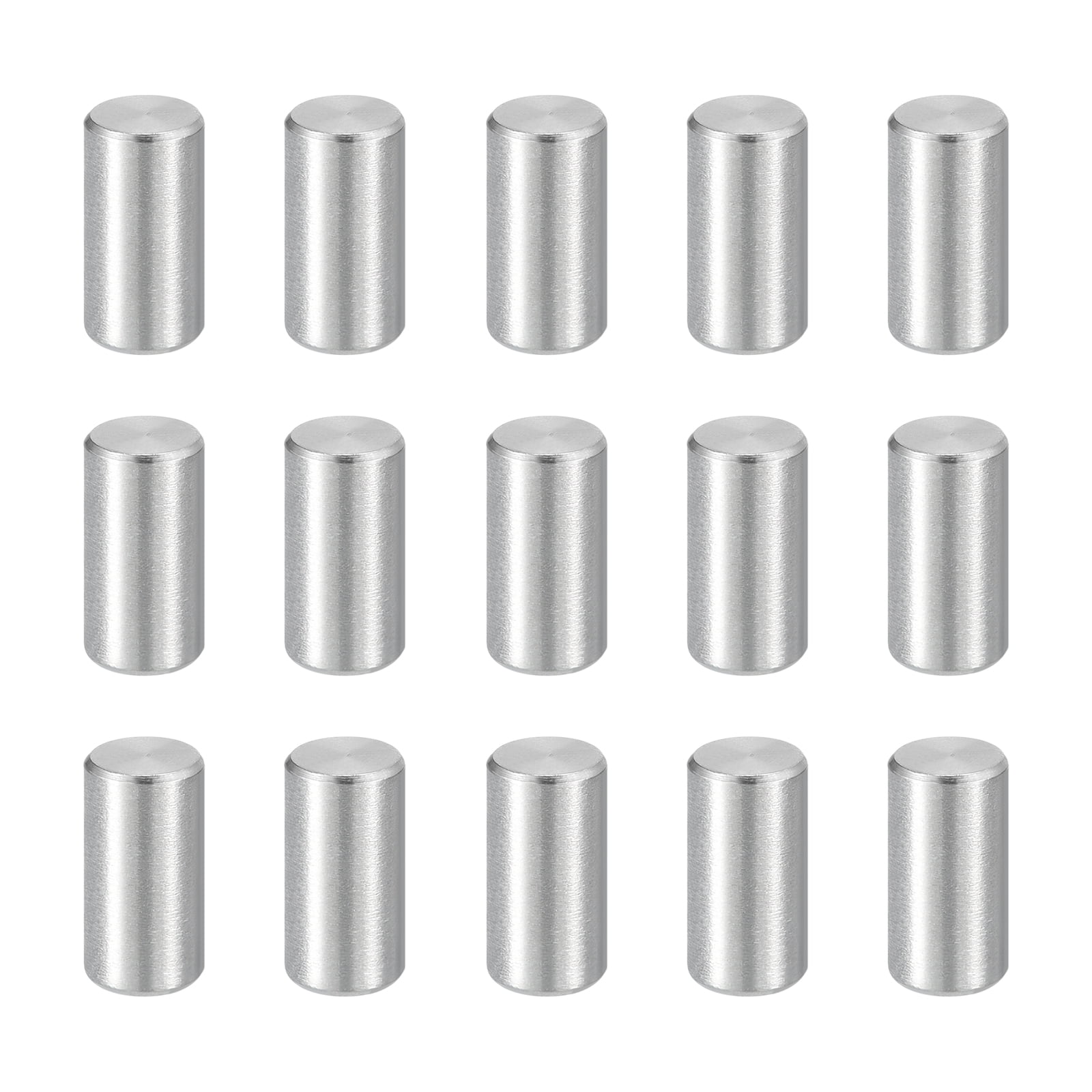 Uxcell 15pcs Dowel Pins M6(6mm) x 12mm 304 Stainless Steel Cylindrical ...