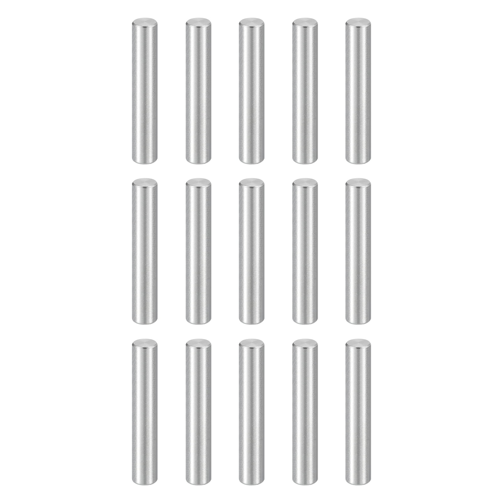 Uxcell 15pcs Dowel Pins M6(6mm) x 35mm 304 Stainless Steel Cylindrical ...