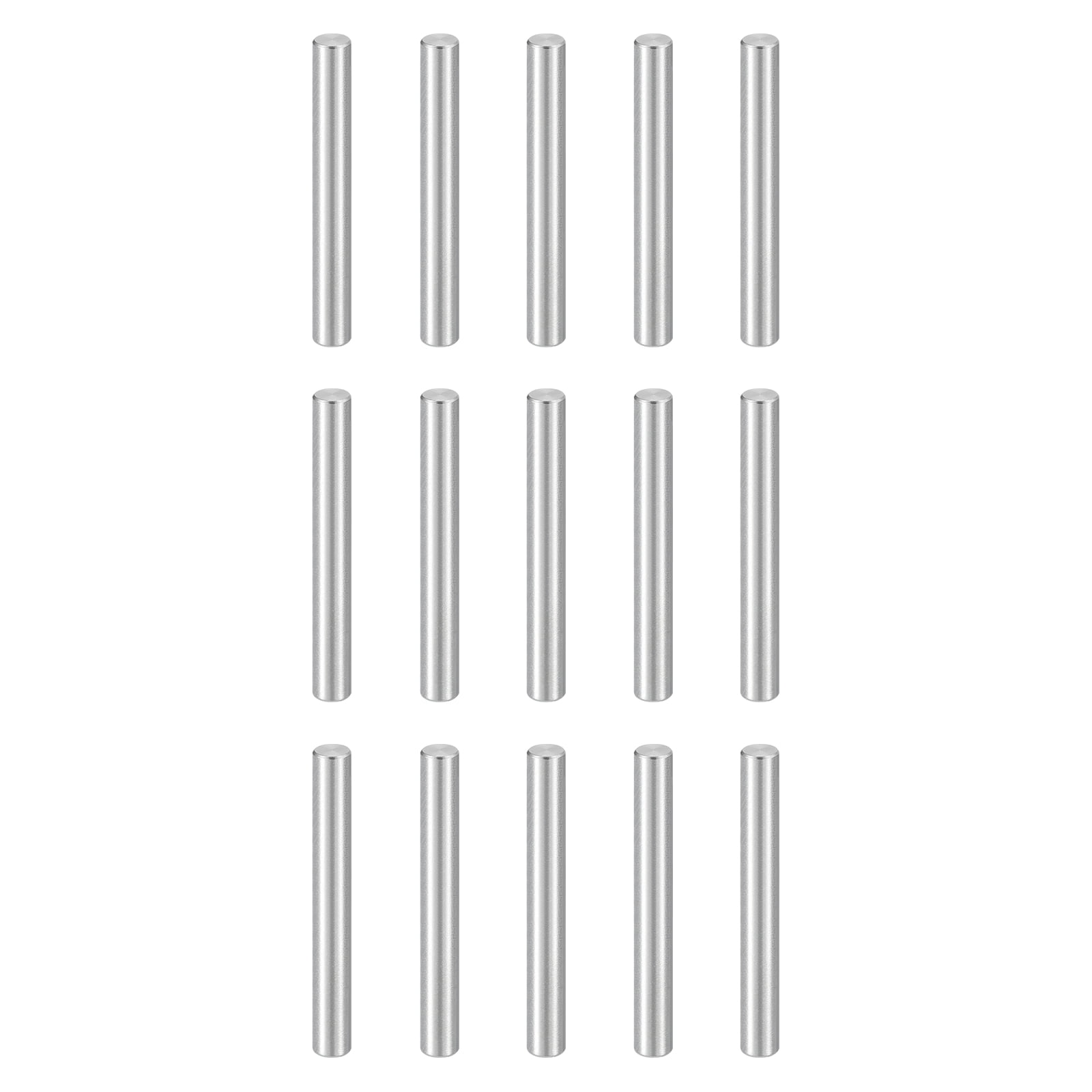 Uxcell 15pcs Dowel Pins M6(6mm) x 50mm 304 Stainless Steel Cylindrical ...