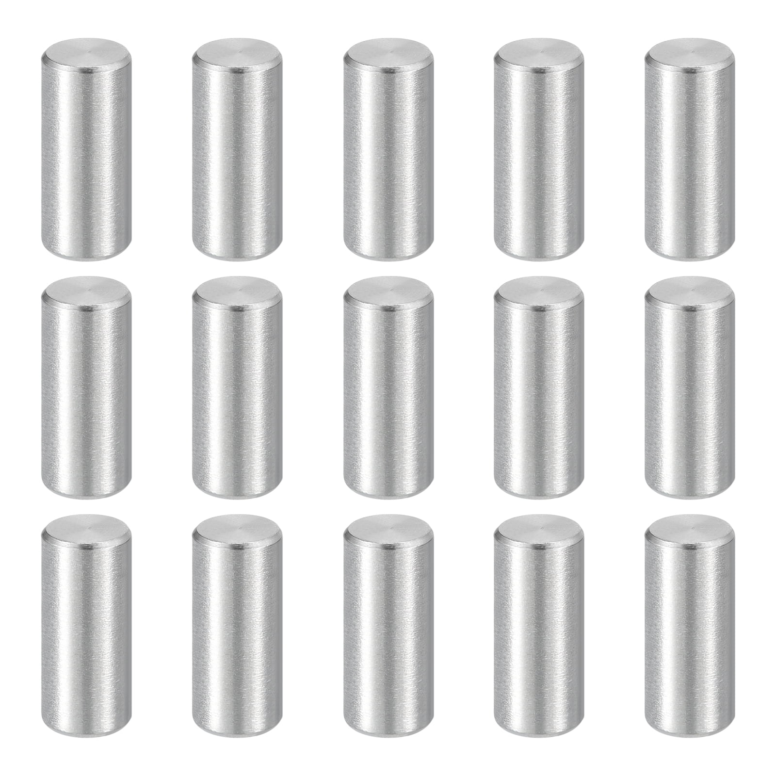 Uxcell 15pcs Dowel Pins M8(8mm) x 25mm 304 Stainless Steel Cylindrical ...
