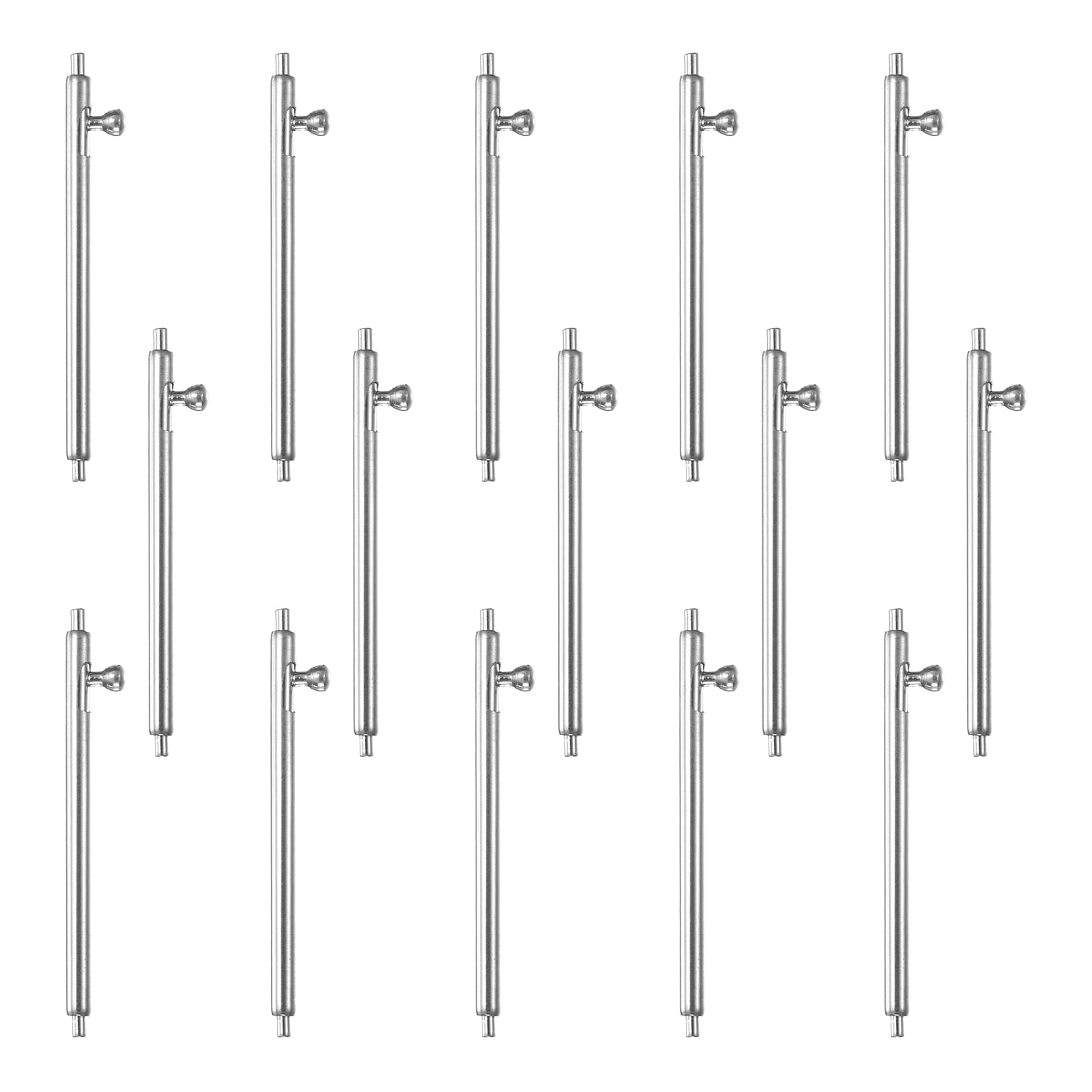 Uxcell 15pcs Quick Release Spring Bars 21mm 304 Stainless Steel Watch ...