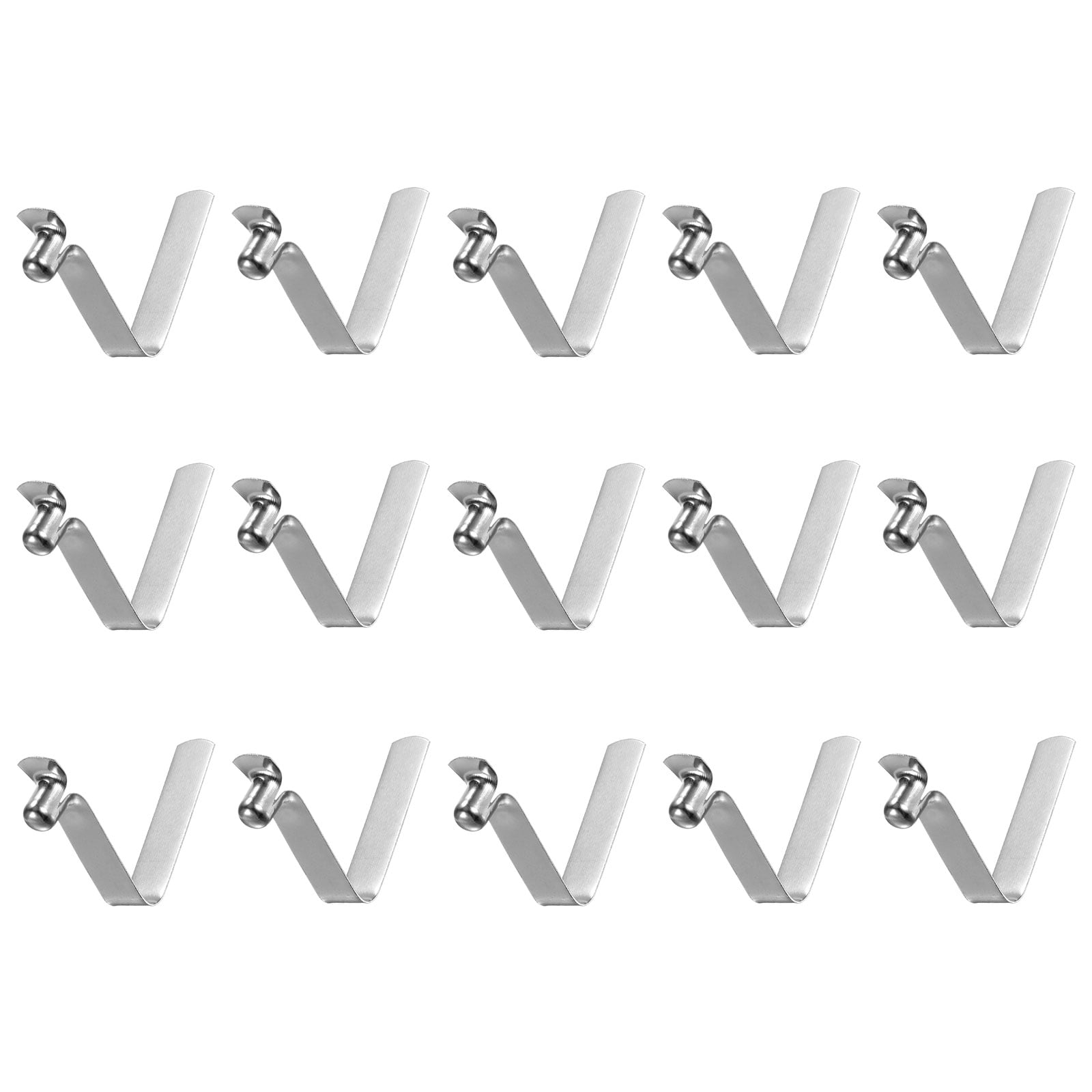 Uxcell 15pcs Single Button Kayak Paddle Snap Spring Clip 26mmx4.8mm V ...