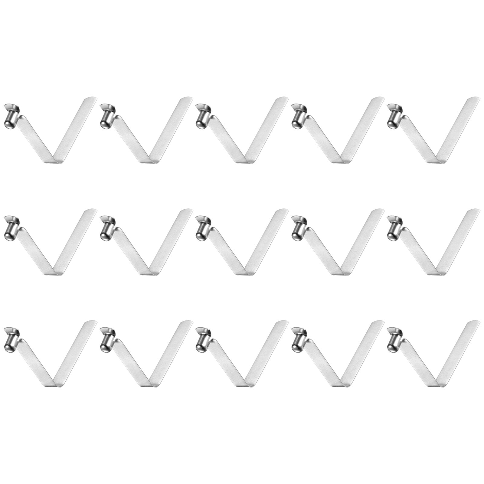Uxcell 15pcs Single Button Kayak Paddle Snap Spring Clip 47mmx5.8mm V ...