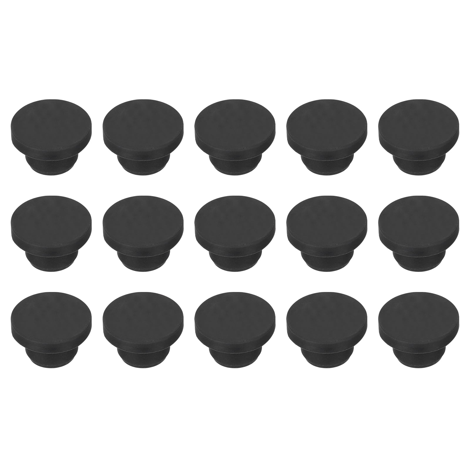 Uxcell 15pcs T-Shaped Silicone Plugs 16mm 5/8 Inch Dia Snap in Plug ...