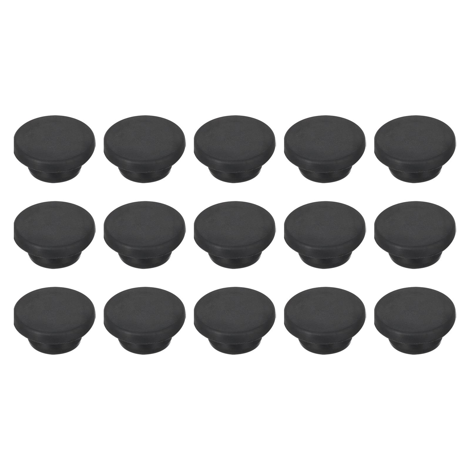 Uxcell 15pcs T-Shaped Silicone Plugs 23mm 7/8 Inch Dia Snap in Plug ...