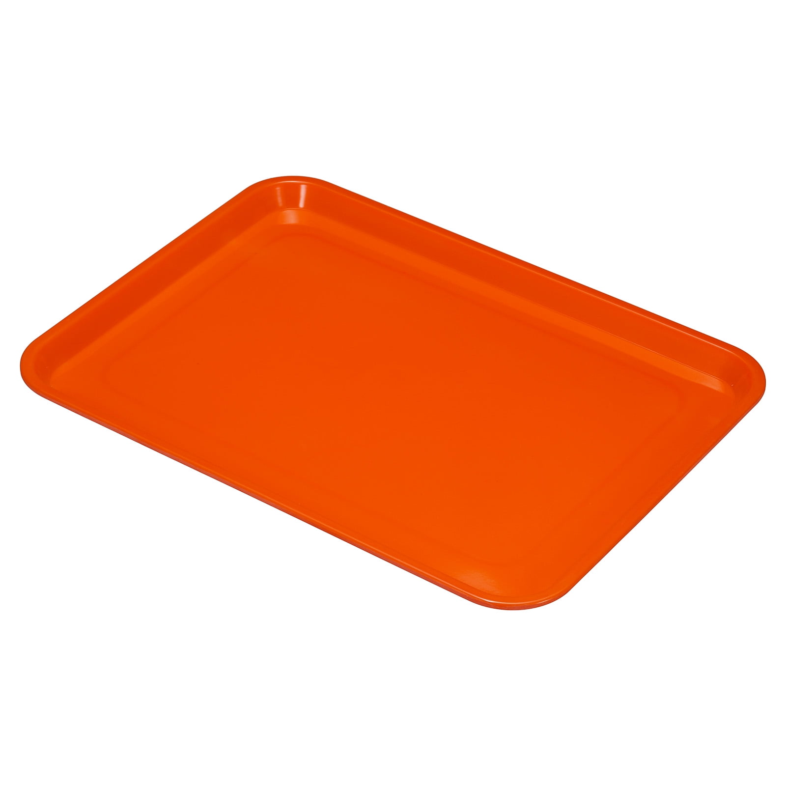 Uxcell 15x11" Fast Food Tray, Plastic Multi-Purpose Rectangle Serving ...