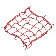 Unique Bargains Black 13"x 13" Bike Cargo Luggage Storage Mesh Net for ...