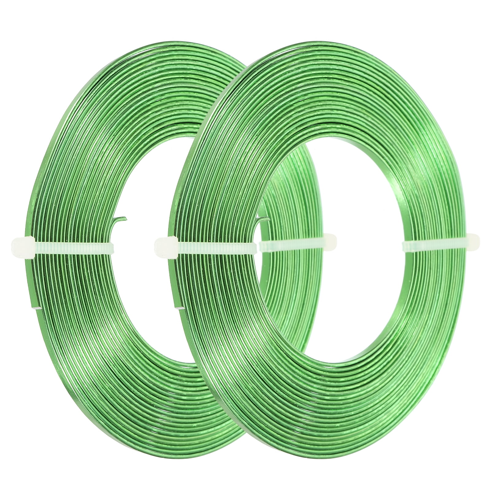 Uxcell 16.4 Feet Flat Aluminum Wire 18 Gauge Bendable Anodized Aluminum ...